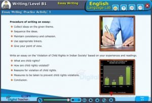 Digital Language Lab Software Writing Activity Infographics - English ...